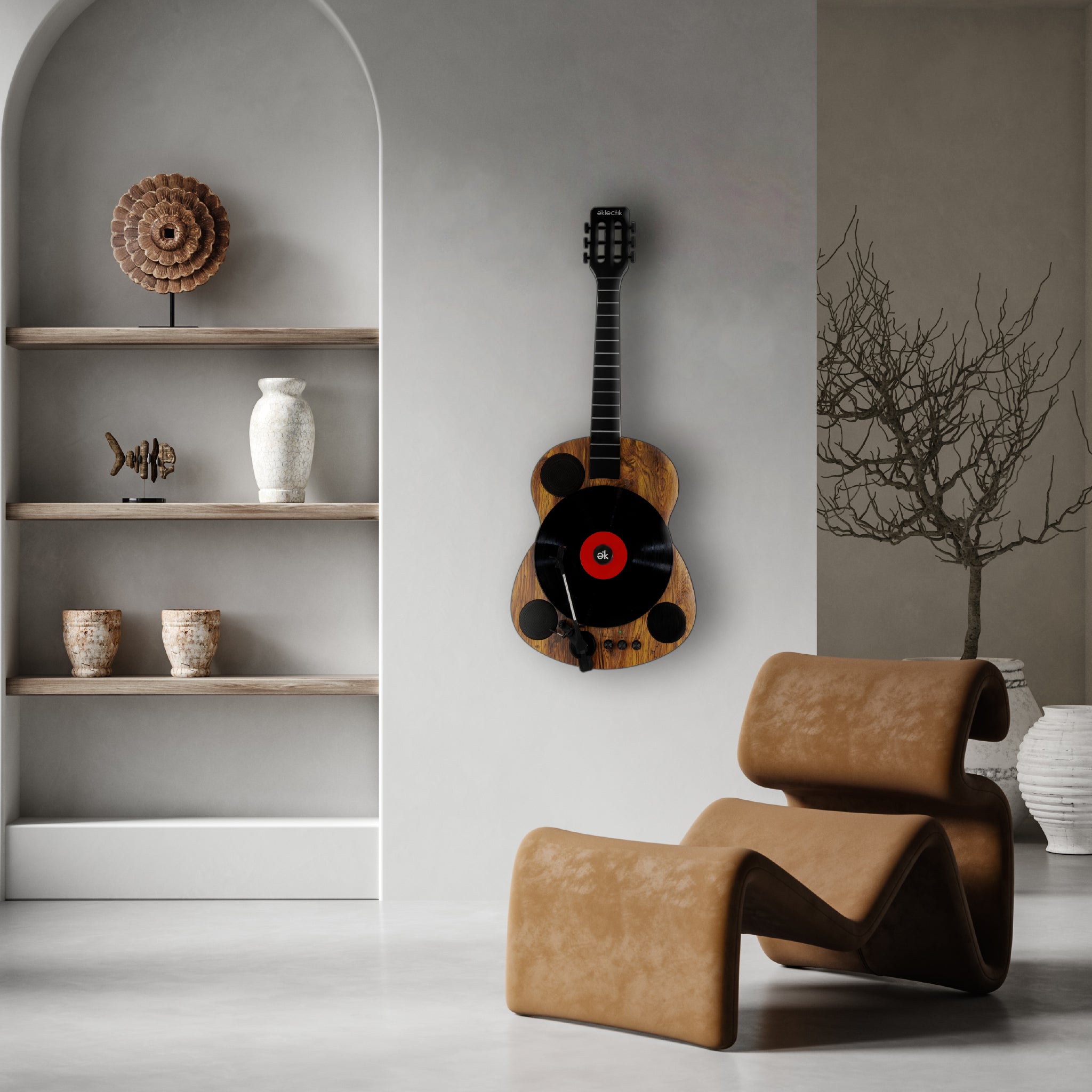 Record Player Wall Mounted 3 Speed Turntable – eklectiktech.com